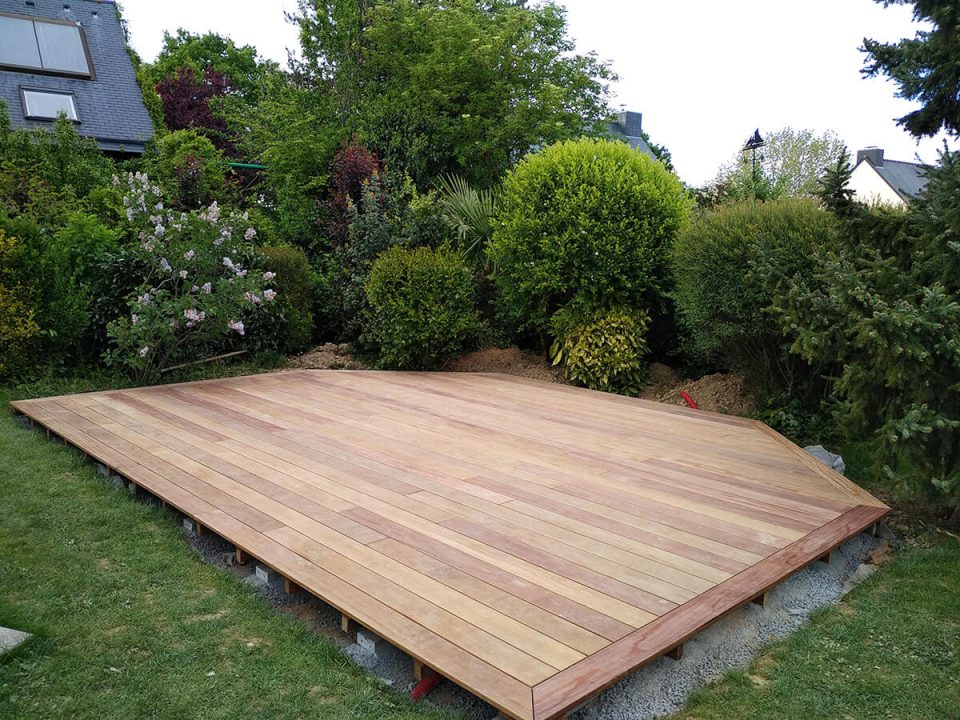 Terrasse Pierre Naturelle Et Bois